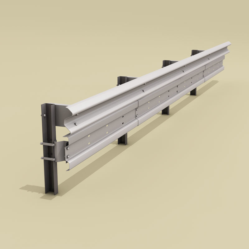 Guard rail 3D model - TurboSquid 1296158