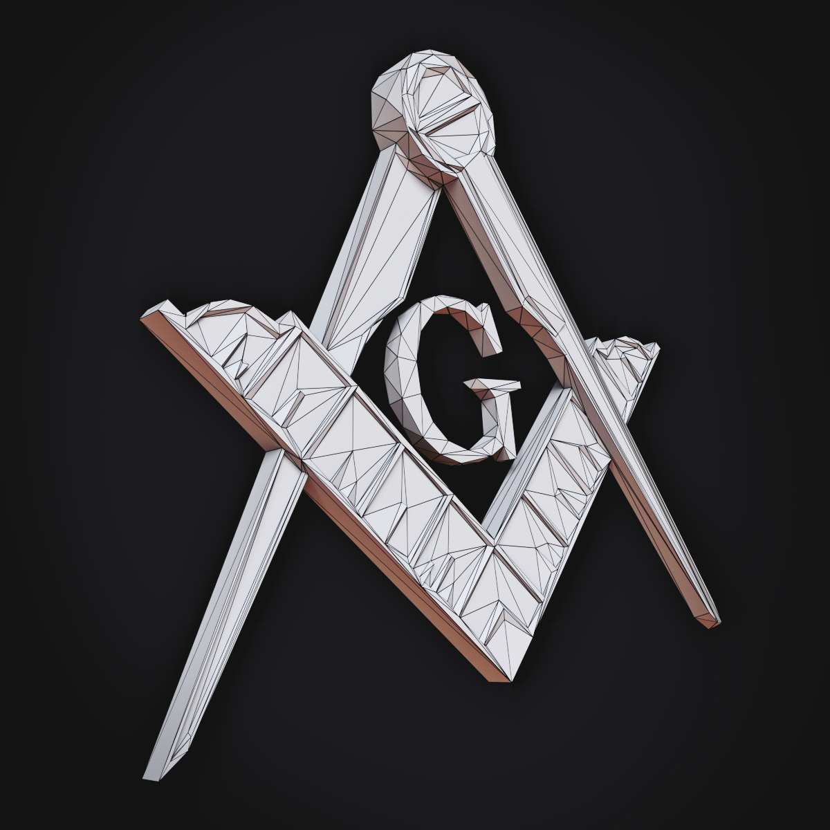 3D symbol masons 2 model - TurboSquid 1296256