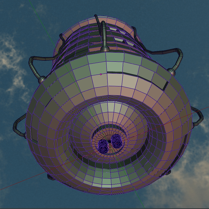 3D concept space engine - TurboSquid 1296285