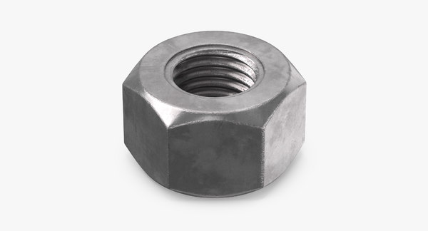 3D bolt nut heads - TurboSquid 1296378