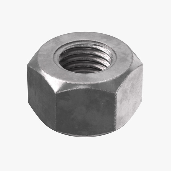 3D bolt nut heads - TurboSquid 1296378