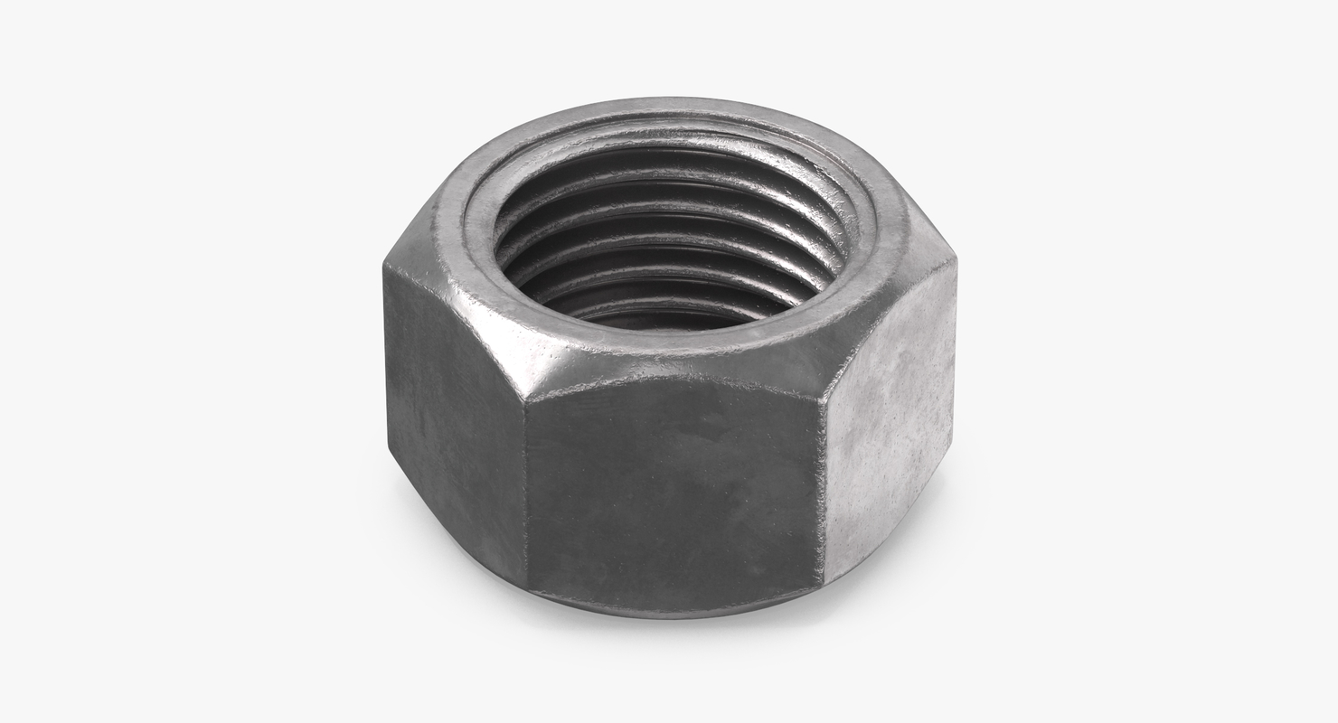 3D bolt nut heads - TurboSquid 1296378