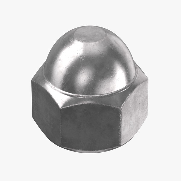 3D bolt nut heads - TurboSquid 1296378