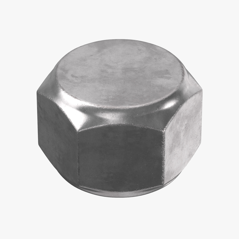 3D bolt nut heads - TurboSquid 1296378