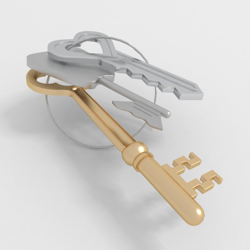 Keys 3D model - TurboSquid 1296380