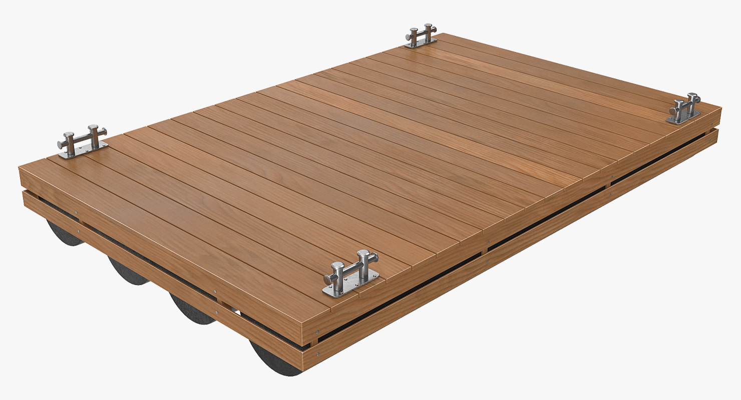 Floating pontoon 3D model - TurboSquid 1296452