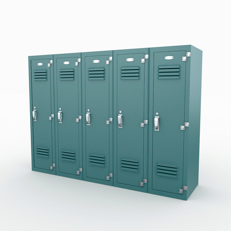 3D model locker 2 - TurboSquid 1296453