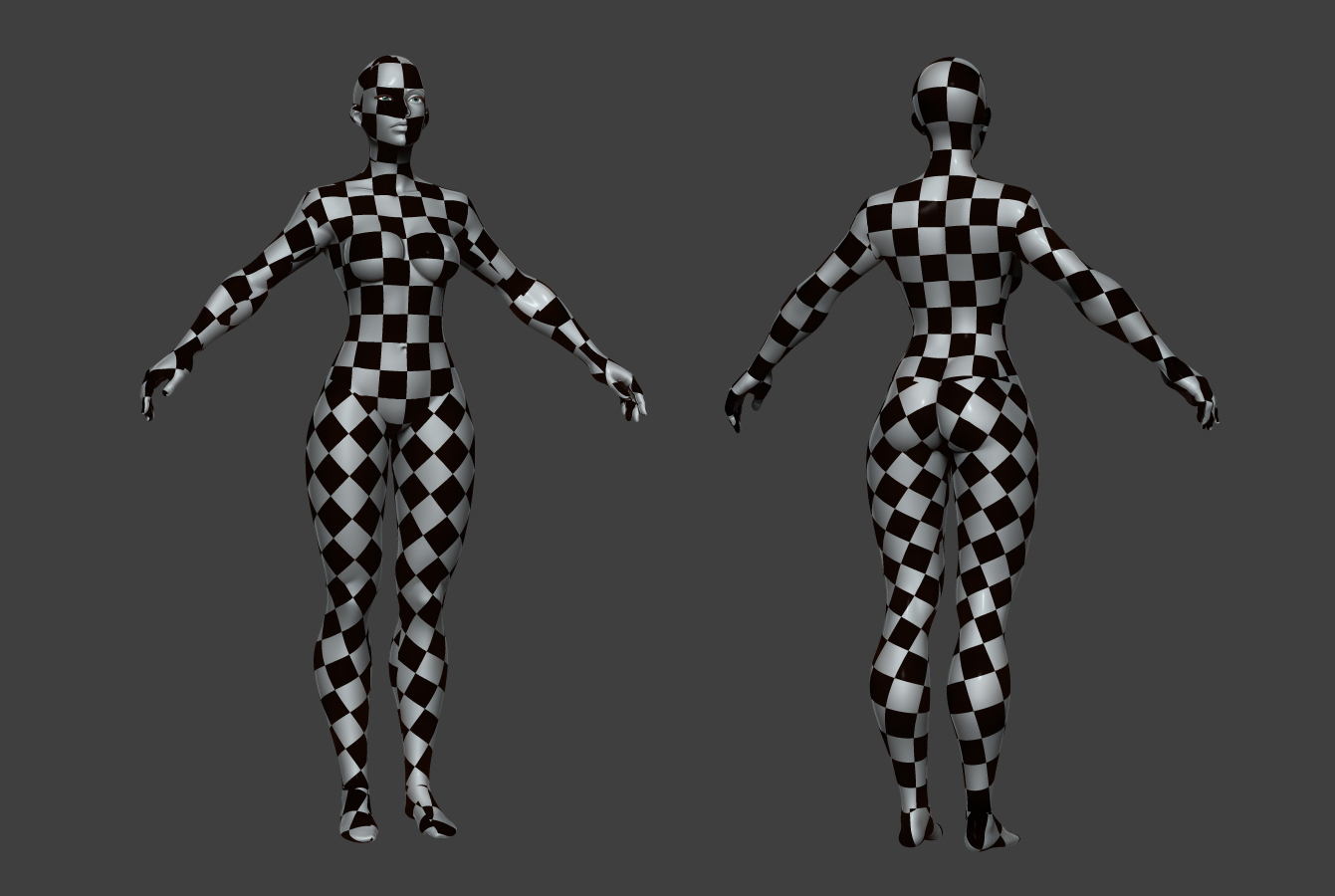 modelo 3d Cuerpo femenino Bsemesh 9 - TurboSquid 1296473