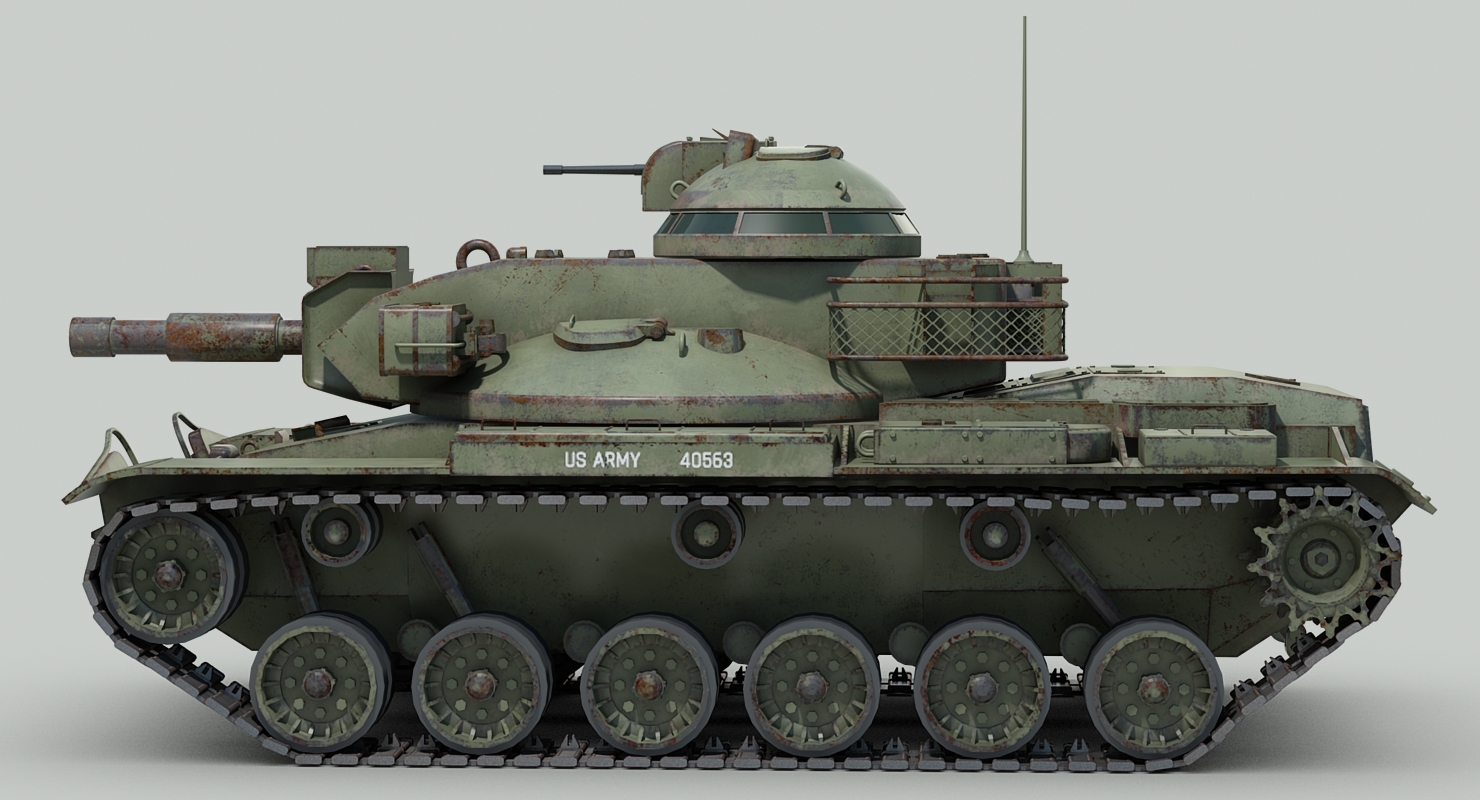M60a2 starship battle tank 3D model - TurboSquid 1296479