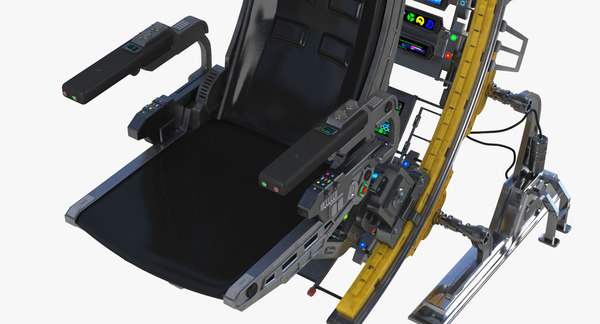 Science fiction futuristic chair 3D model - TurboSquid 1296602