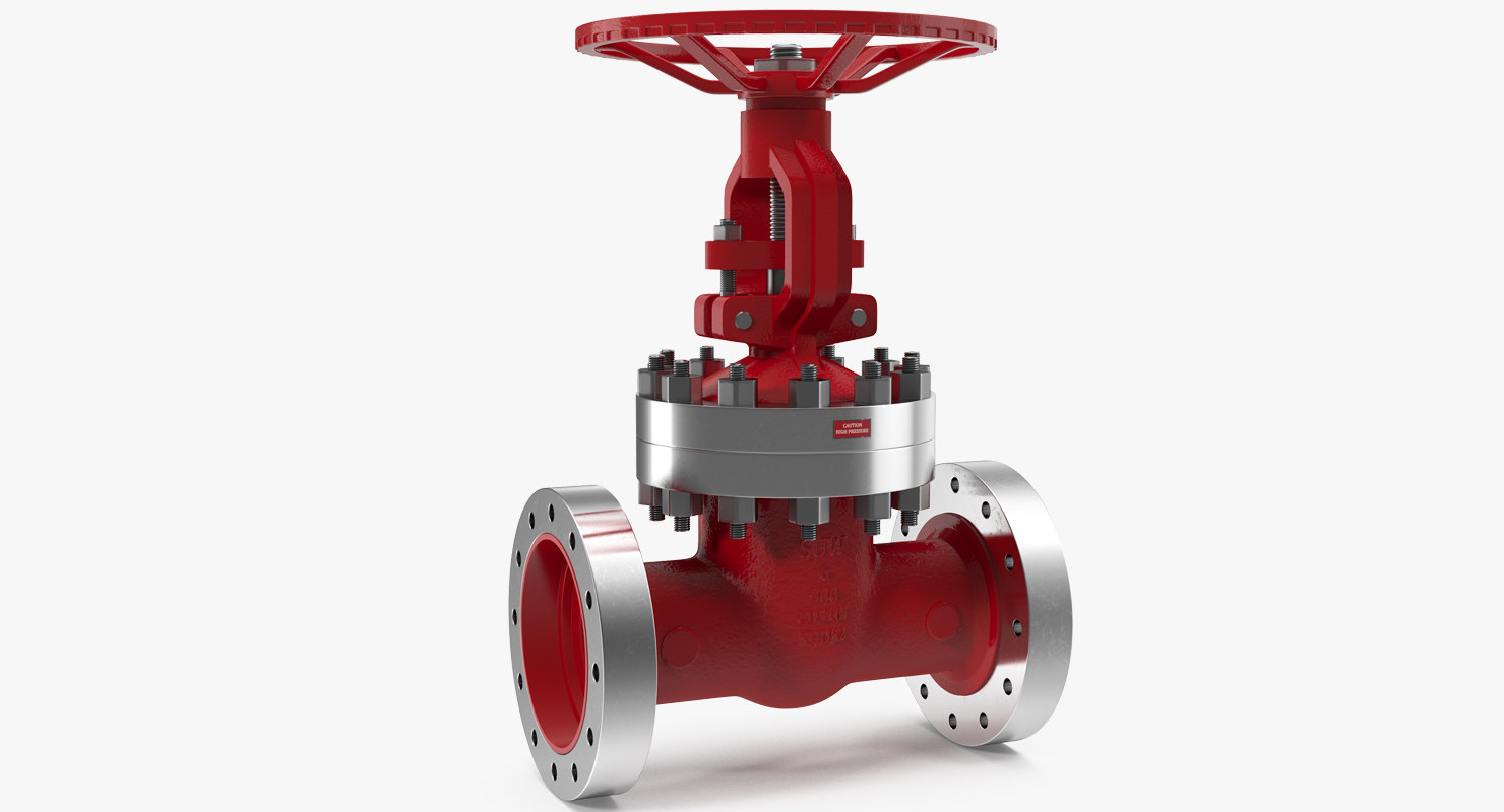 Wedge gate valve 3D model - TurboSquid 1296676