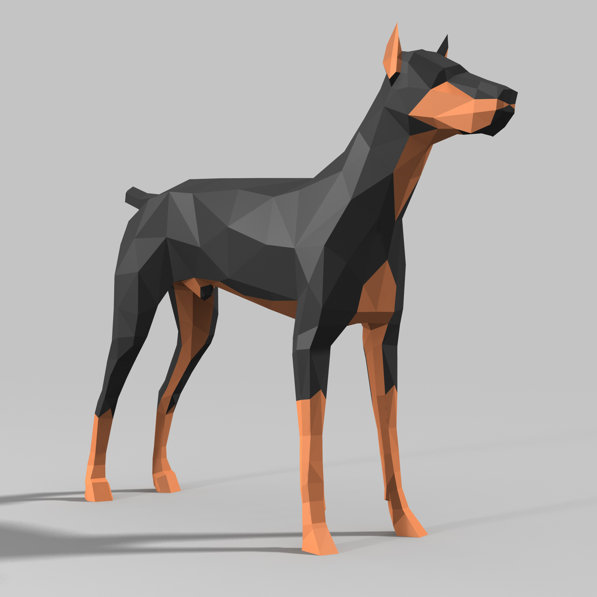 3D doberman model - TurboSquid 1296920