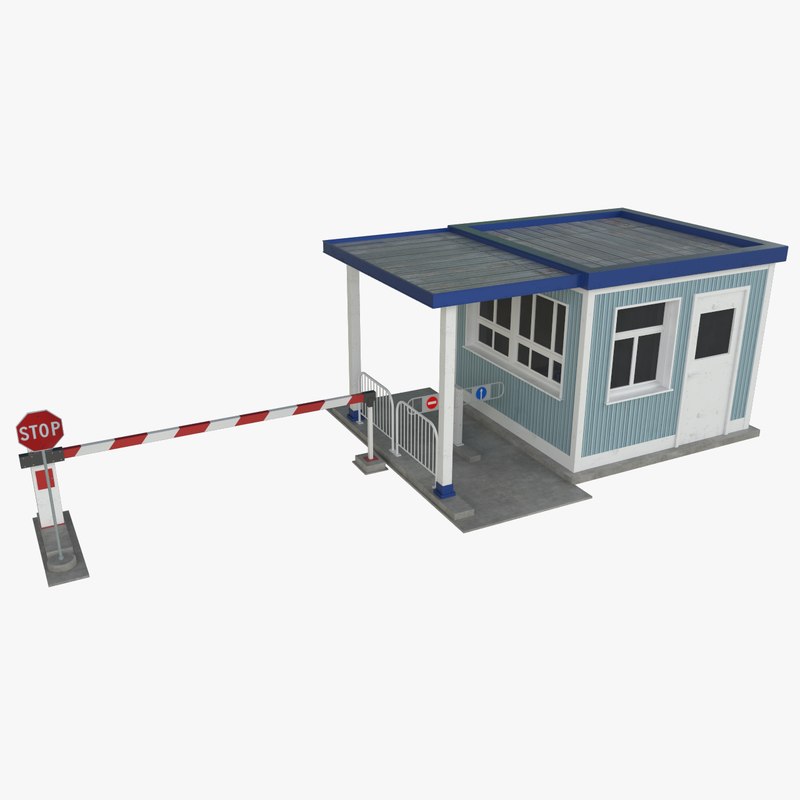 3D security post - TurboSquid 1297025