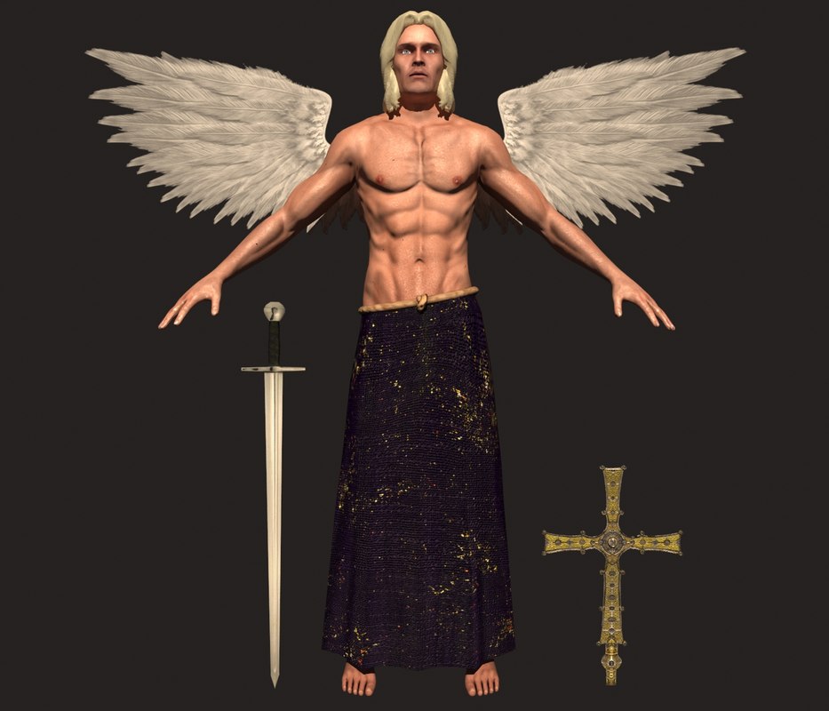Angel archangel michael 3D model - TurboSquid 1297033
