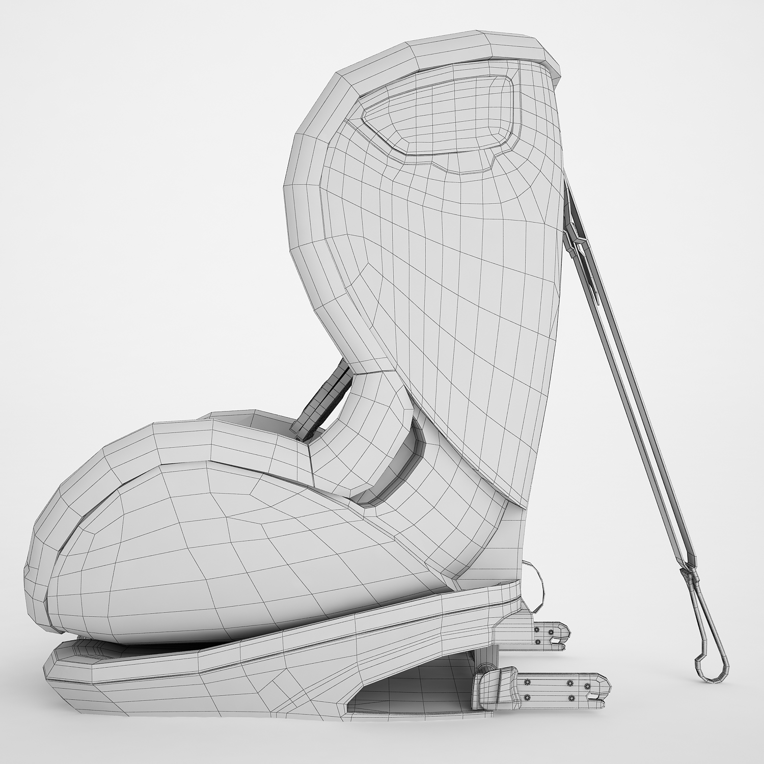 Children car chair 3D model - TurboSquid 1297500