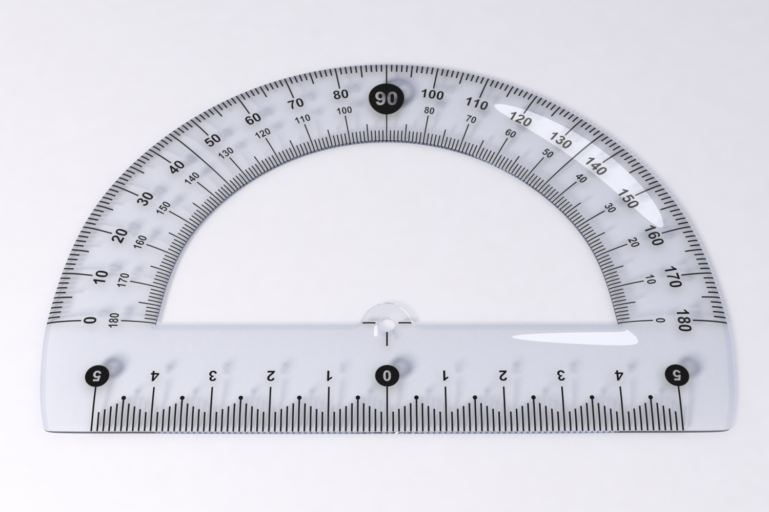 Protractor centimeters model - TurboSquid 1297854