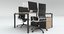 3D dual desk unit model - TurboSquid 1297857
