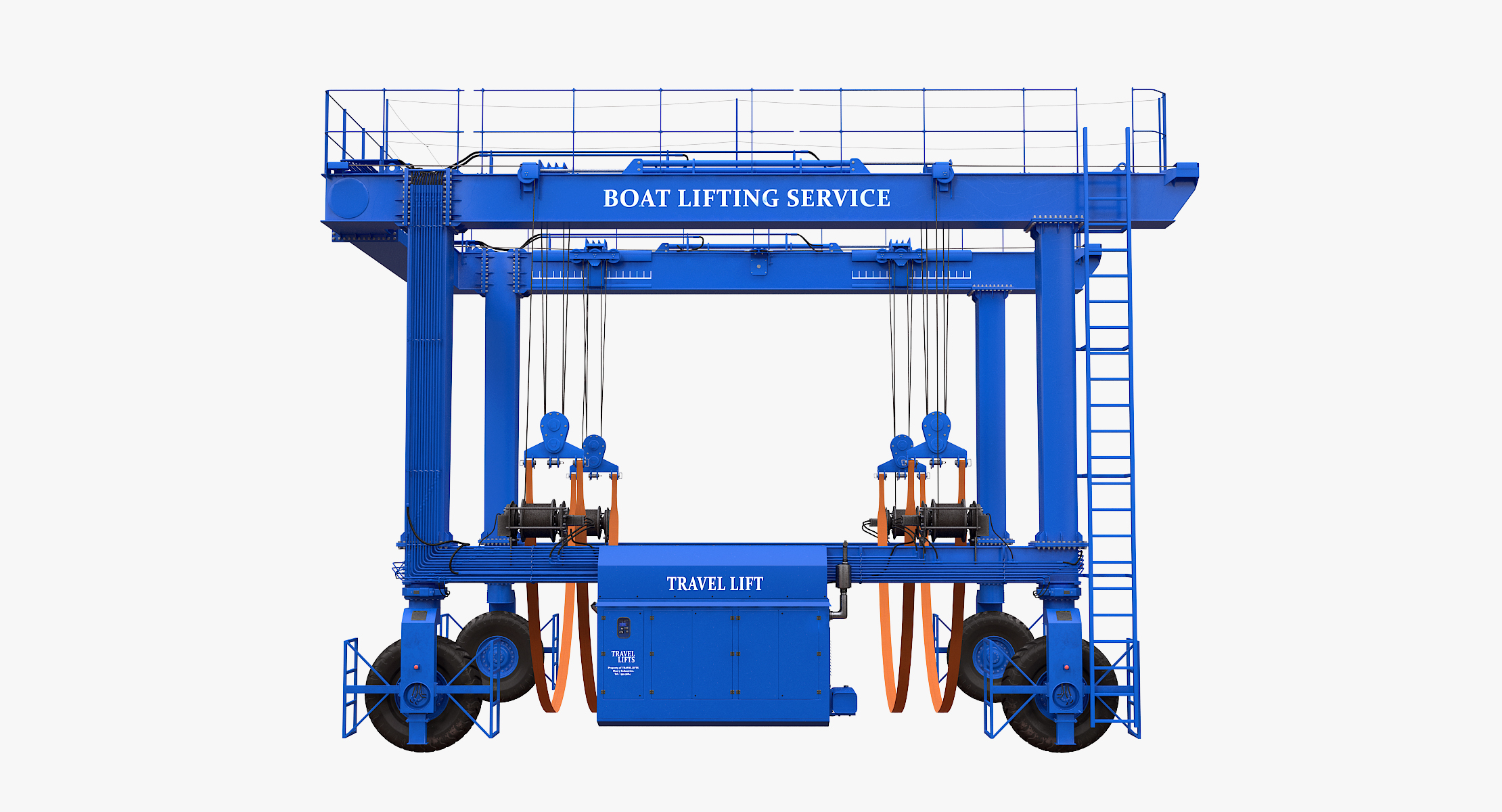 Travel lift model - TurboSquid 1298120