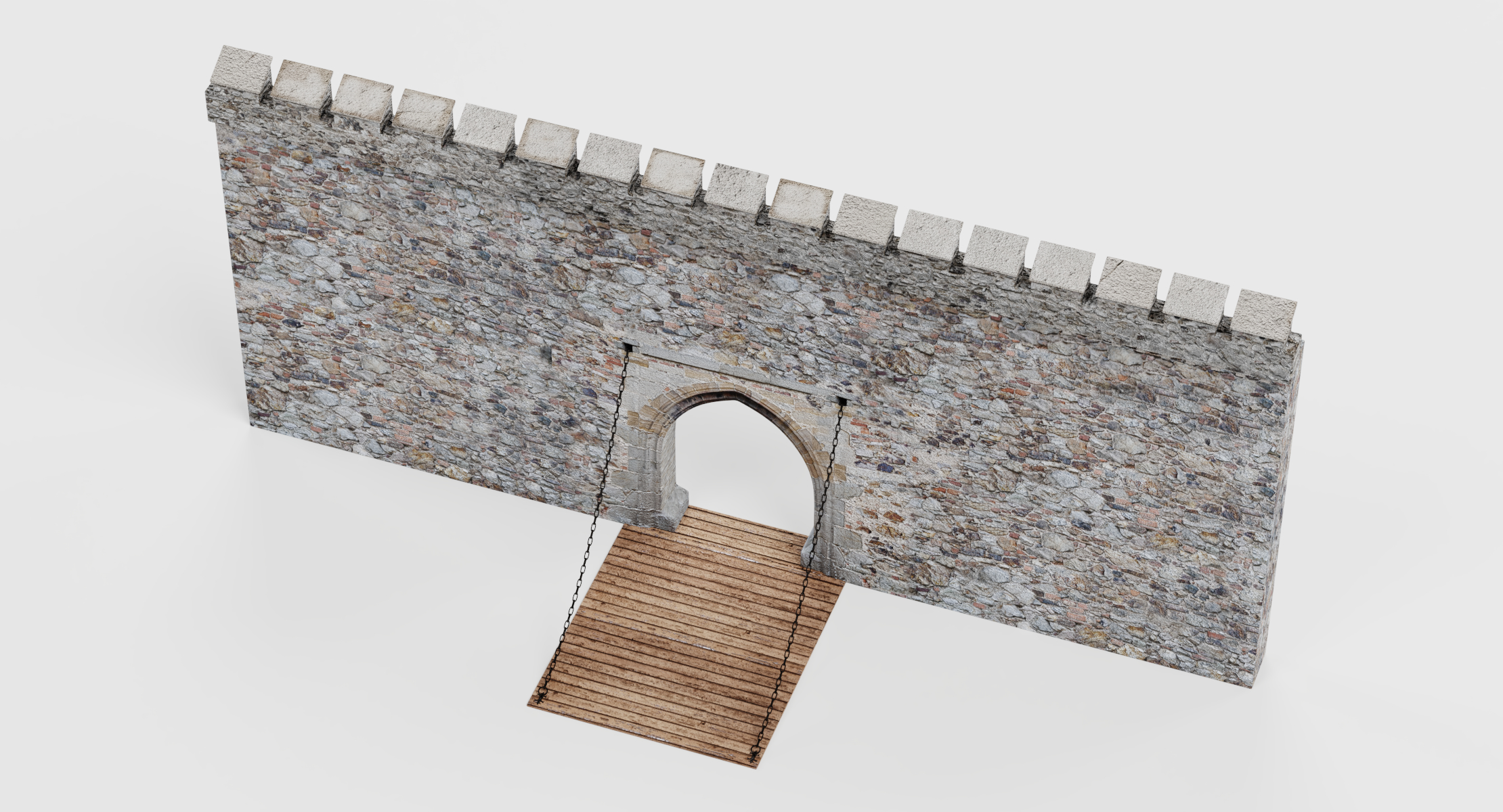 Mittelalterliches Tor 3D-Modell - TurboSquid 1298194