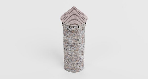 Mittelalterlicher Turm 3 3D-Modell - TurboSquid 1298242