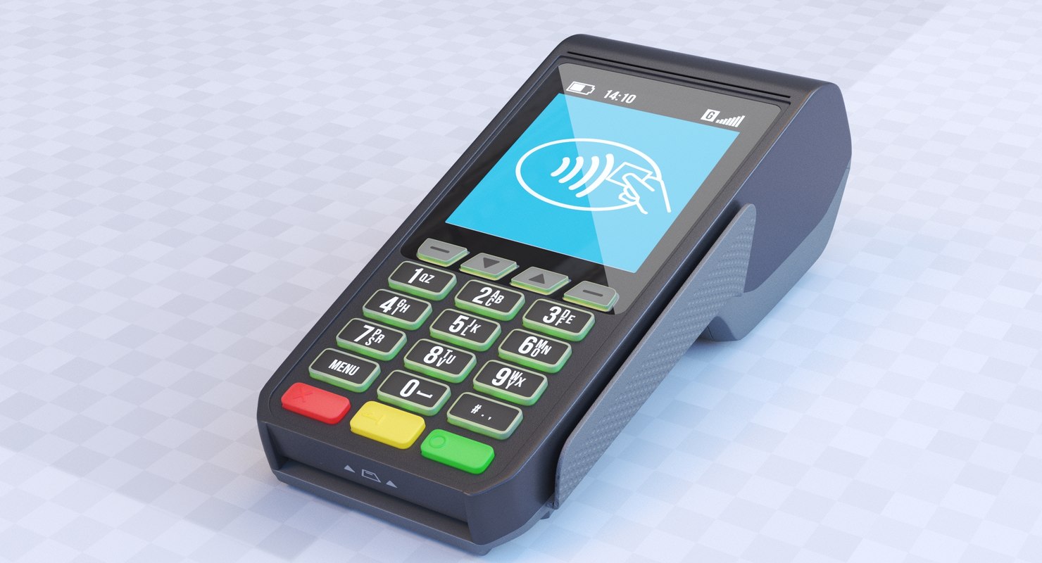 3D pos payment terminal pay - TurboSquid 1298257