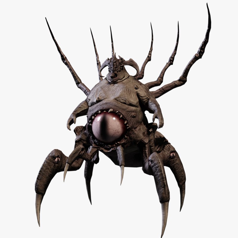 Crawler creature 3D - TurboSquid 1298327