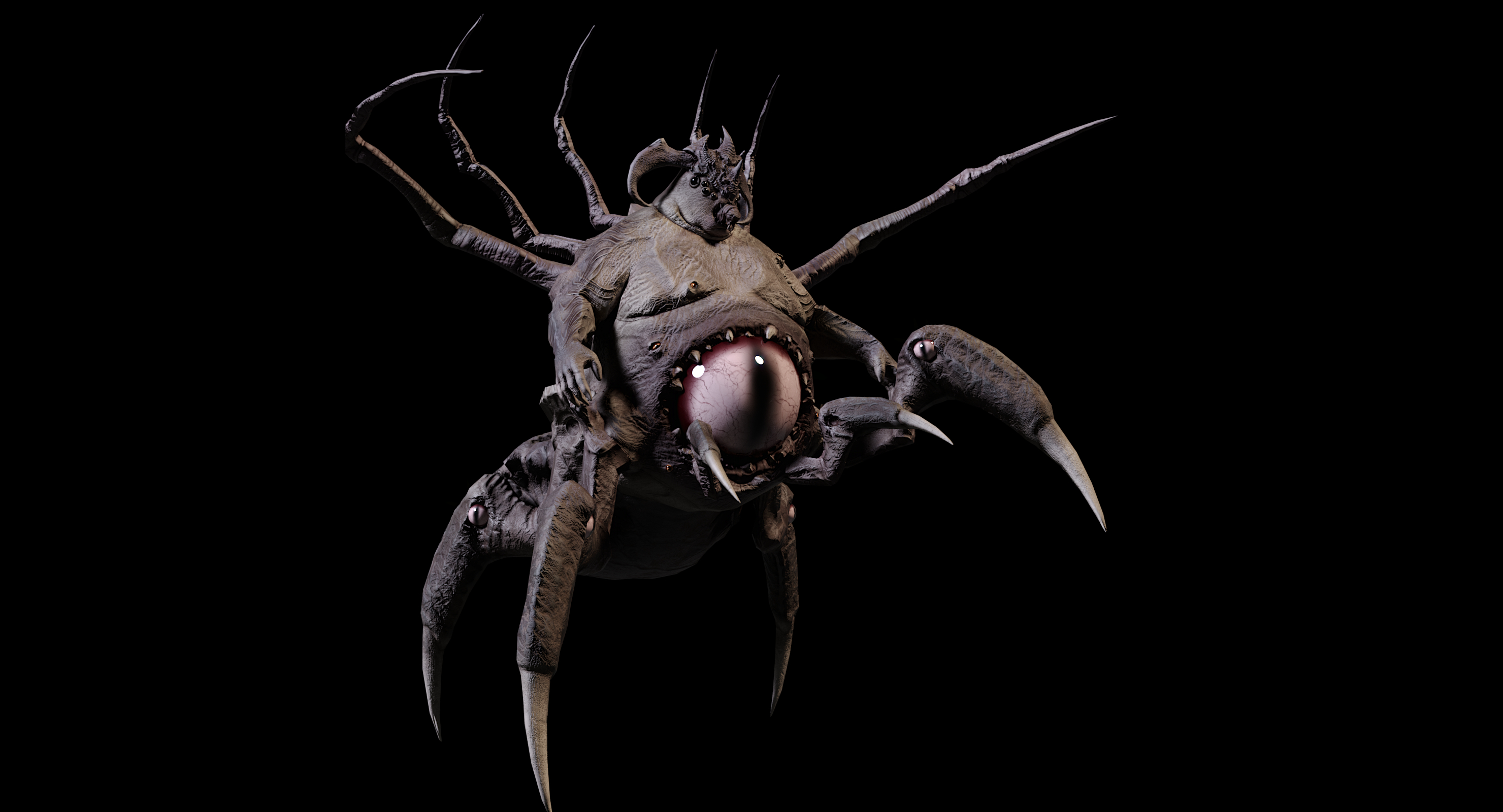 Crawler creature 3D - TurboSquid 1298327