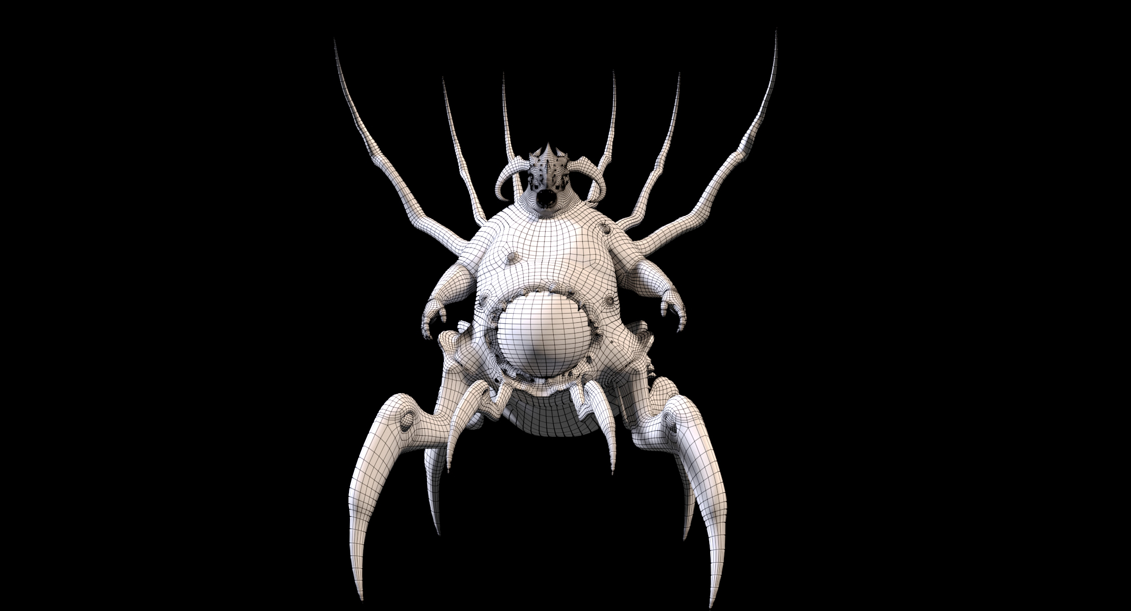 Crawler creature 3D - TurboSquid 1298327