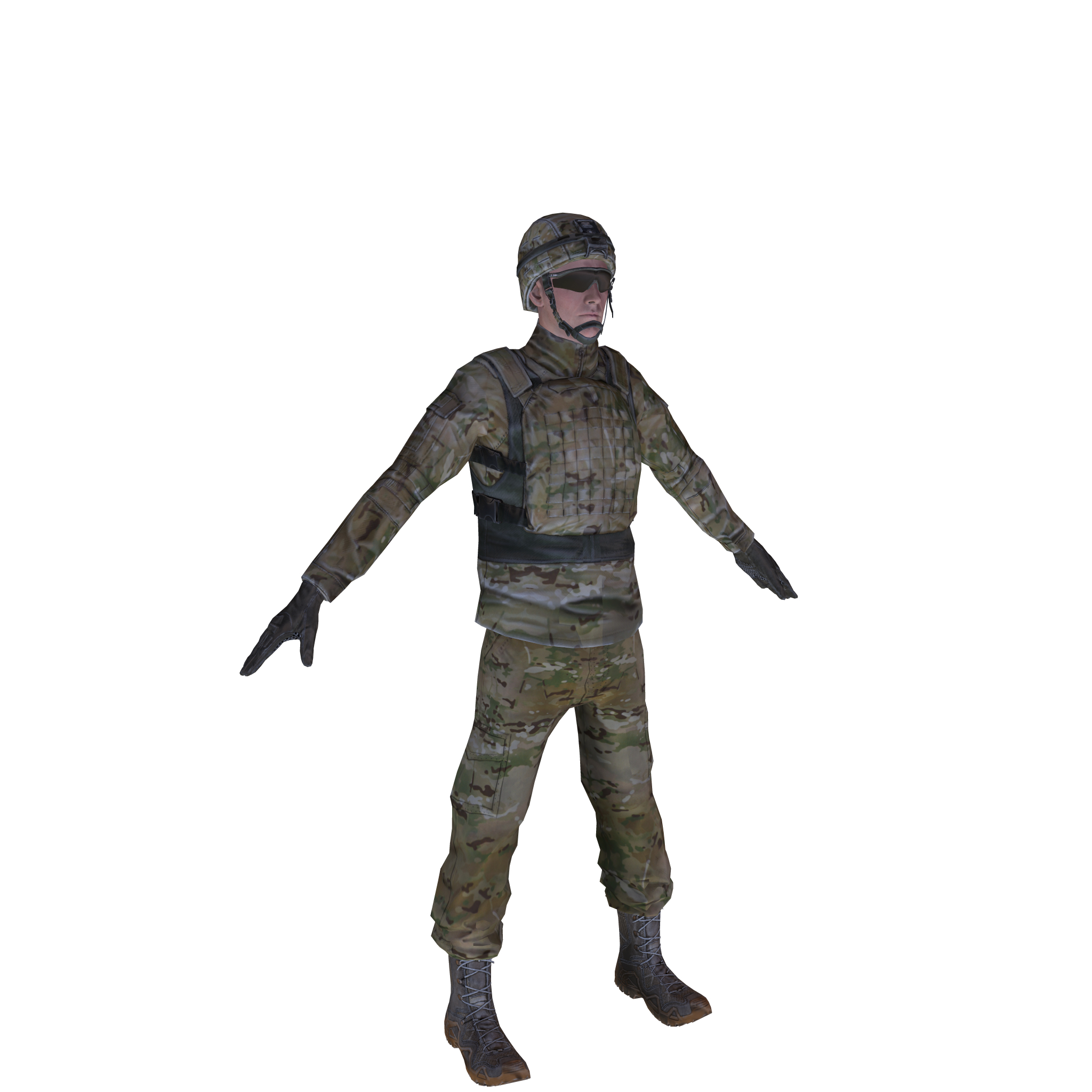 3D modern british soldier model - TurboSquid 1298424