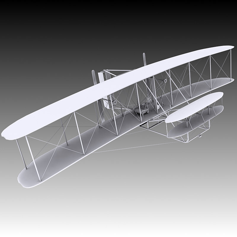 3D 1903 wright flyer model - TurboSquid 1298482