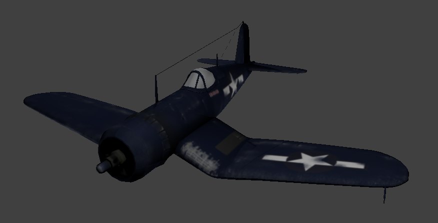 Corsair f4u 3D model - TurboSquid 1298509