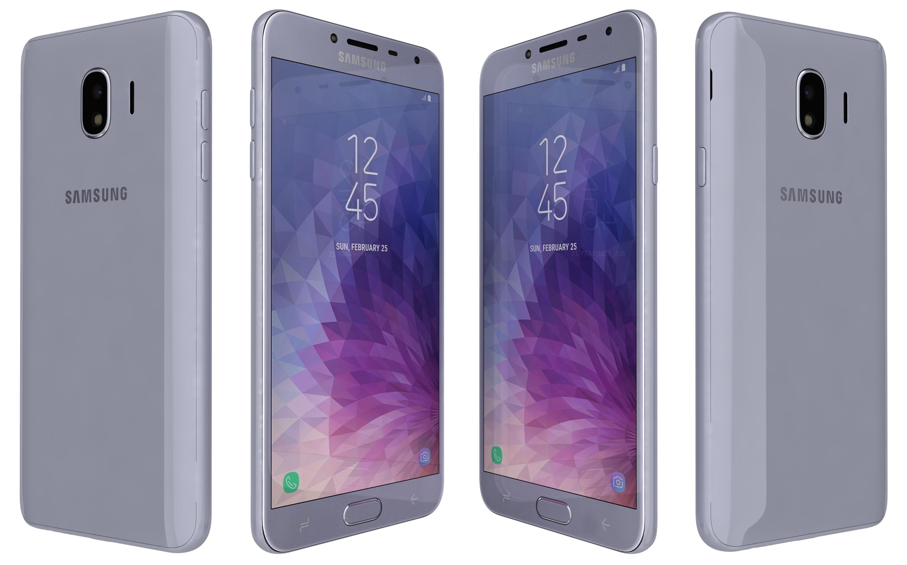 modelo 3d Samsung Galaxy J4 2018 Orchid Grey - TurboSquid 1298529
