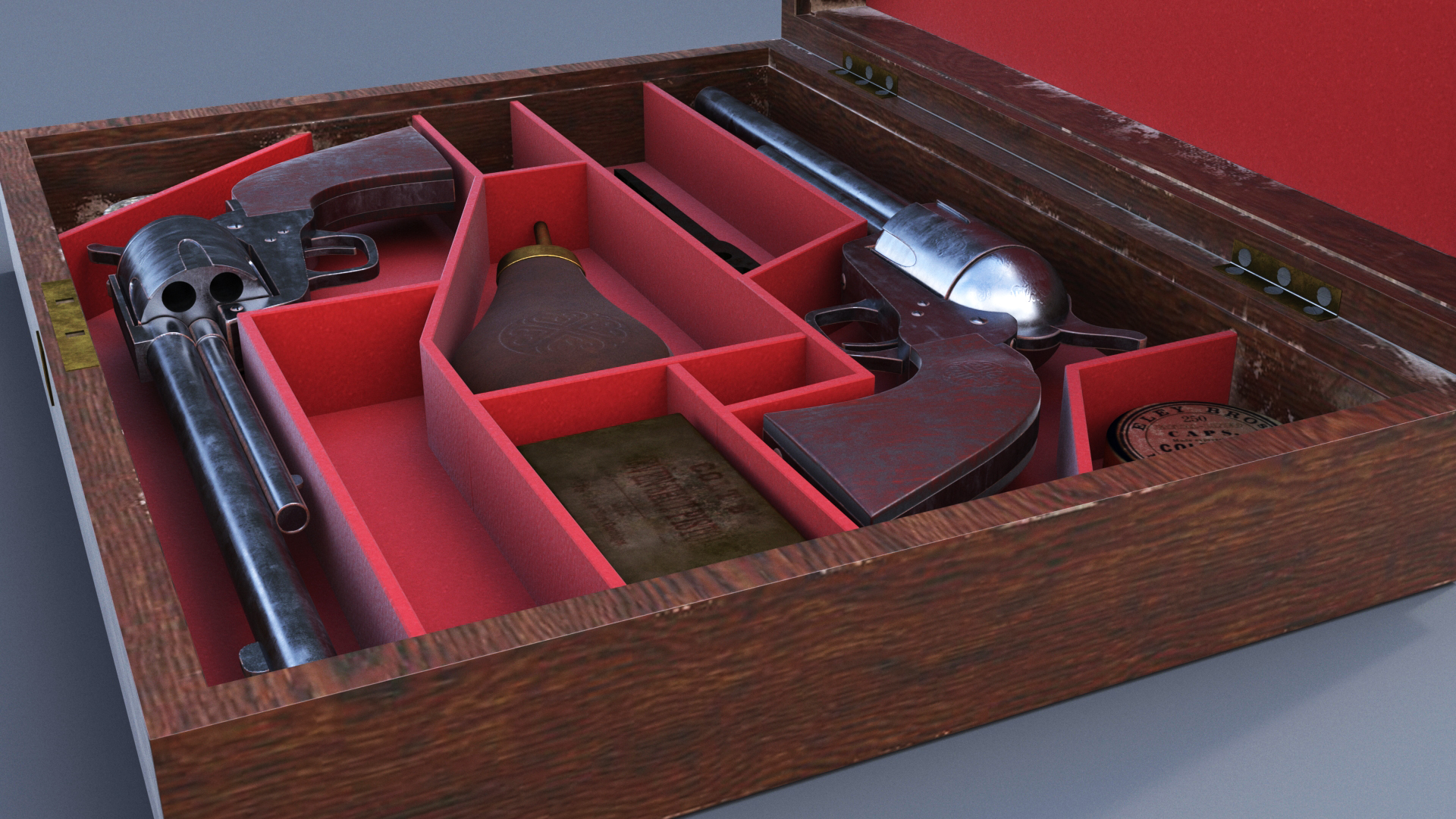 Gun case 3D model - TurboSquid 1298546