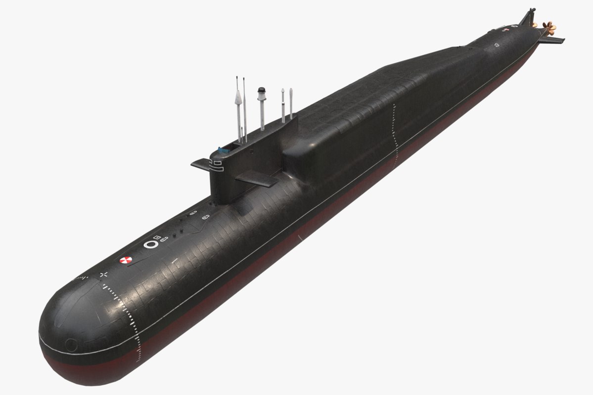Russian submarine delta class 3D model - TurboSquid 1298554
