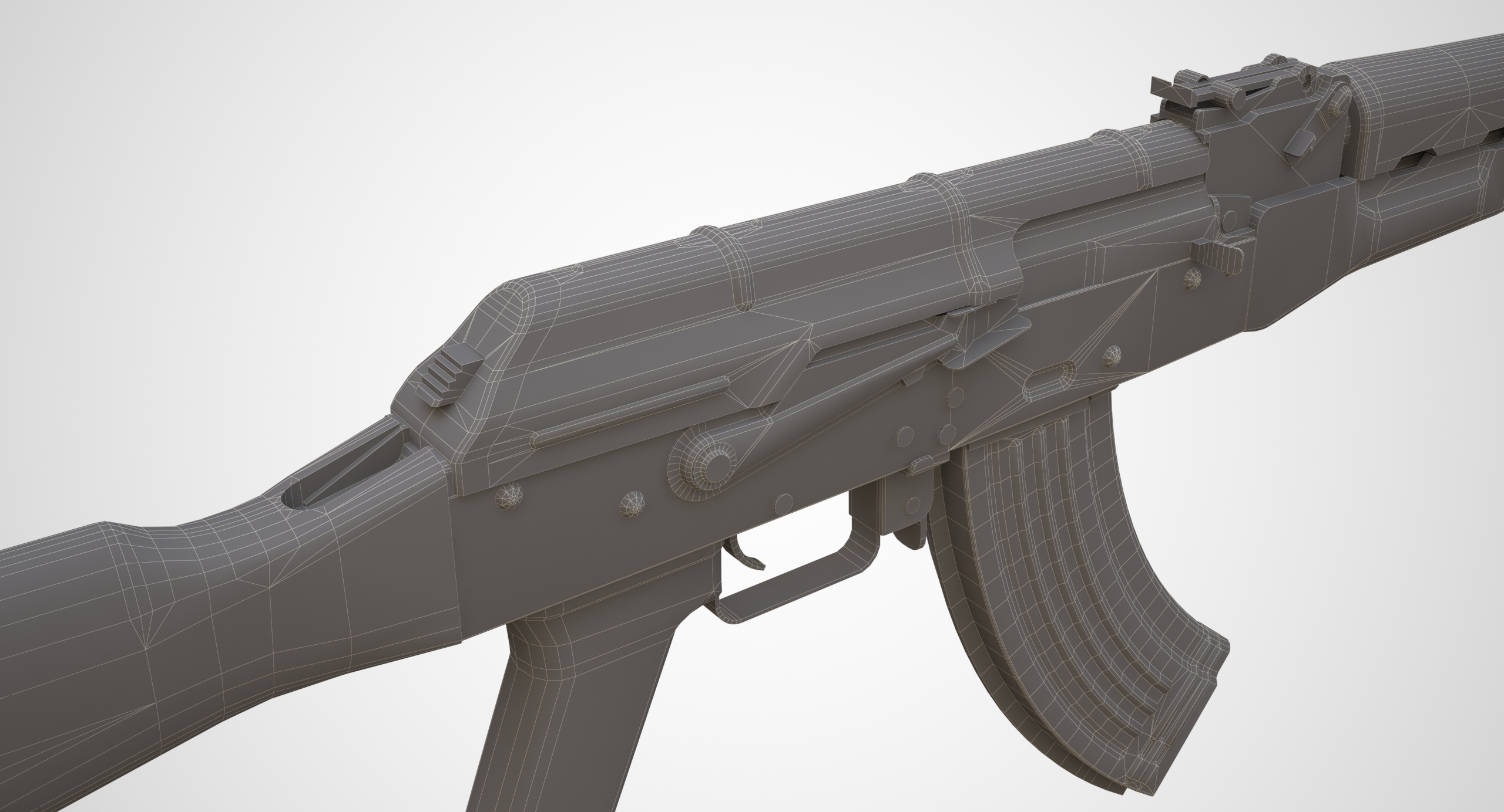 3D akm ak-47 model - TurboSquid 1298672