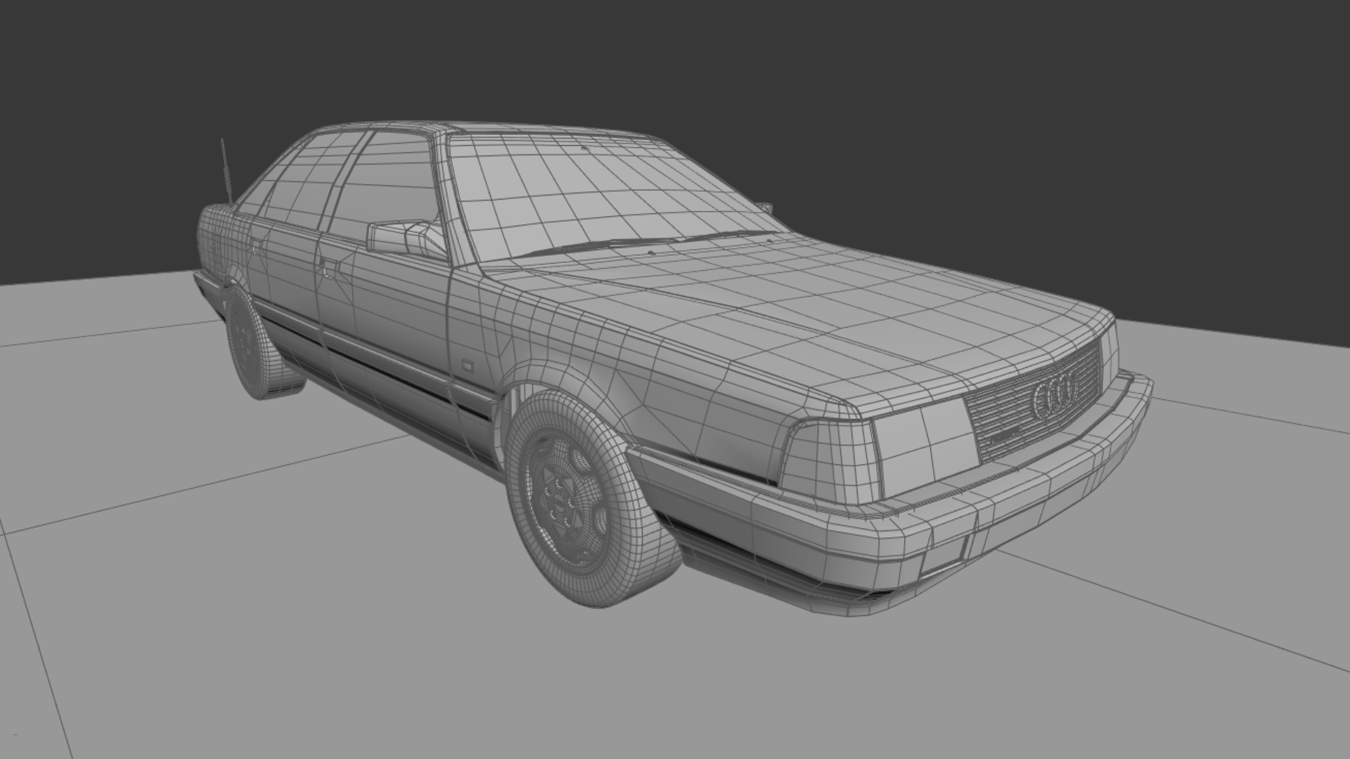3D Audi 100 C3 Sport TurboSquid 1298727