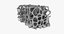 3D square bone structure model - TurboSquid 1298833
