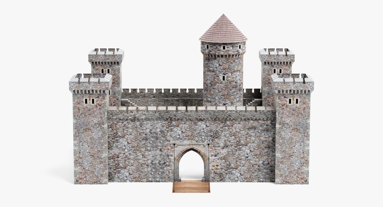 modelo 3d Castillo medieval 3 - TurboSquid 1298895