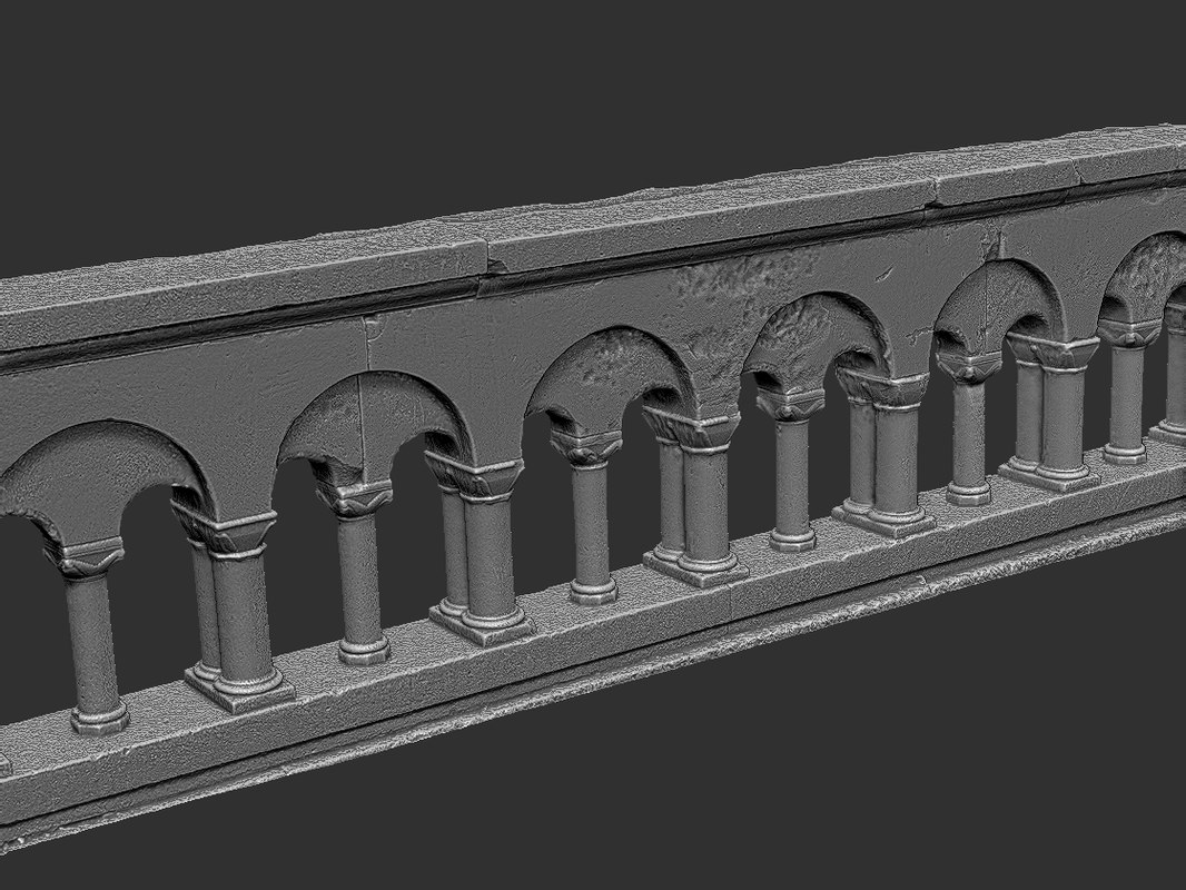 Balustrade castle 3D model - TurboSquid 1299045