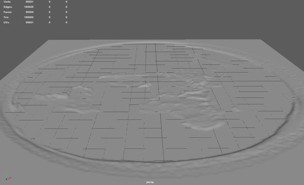 Planet earth flat heightmap 3D model - TurboSquid 1299078