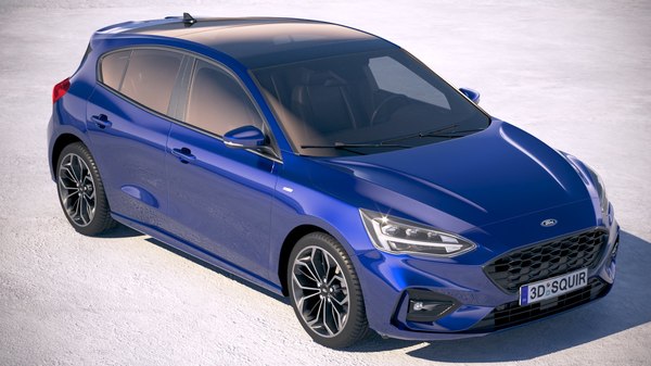 Focus st-line 2019 3D model - TurboSquid 1299294