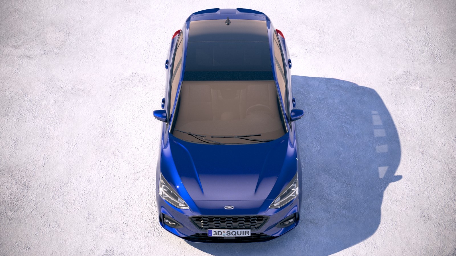 Focus st-line 2019 3D model - TurboSquid 1299294