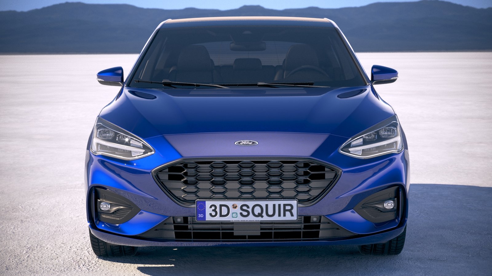 Focus st-line 2019 3D model - TurboSquid 1299294