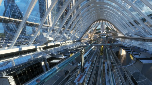 Central business district 3 3D model - TurboSquid 1299348