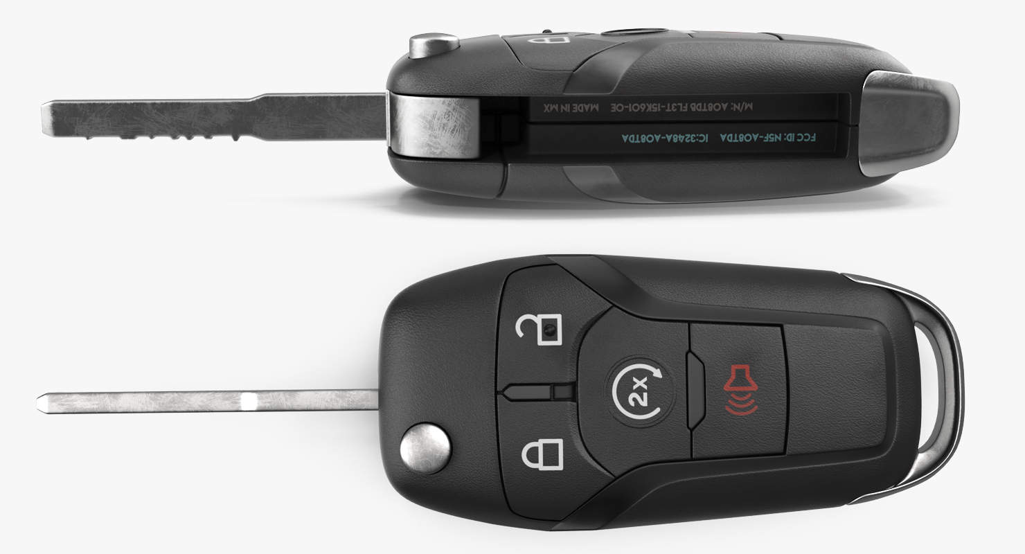 Car flip key 3D model - TurboSquid 1299368