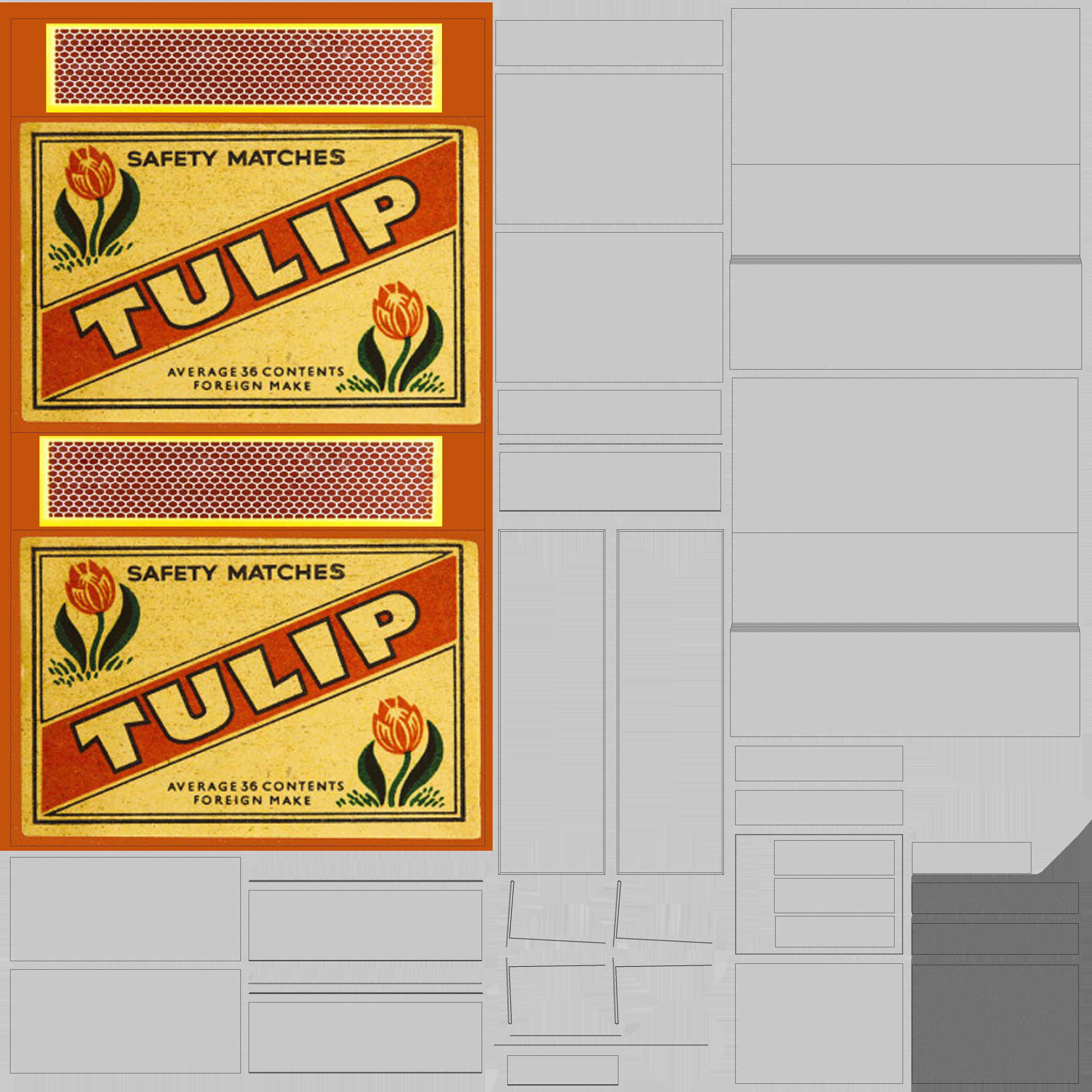 3D matchbox box match model - TurboSquid 1299385