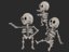 Cartoon skeleton chibi model - TurboSquid 1299397