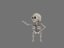 Cartoon skeleton chibi model - TurboSquid 1299397