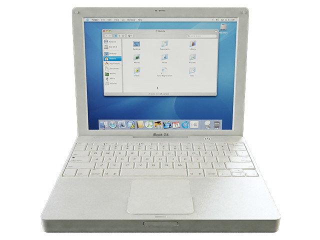 Ibook g4 3D model - TurboSquid 1299450