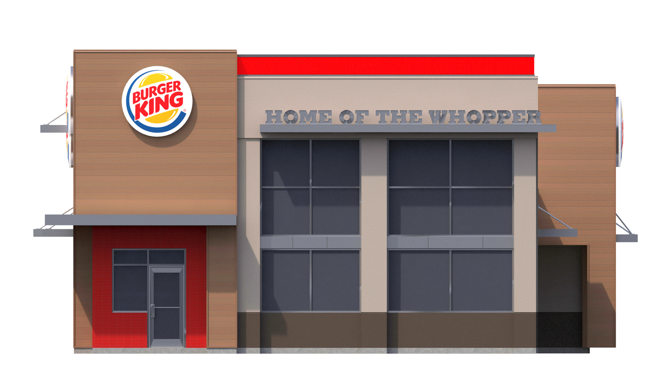 Burger king 3D model - TurboSquid 1299455